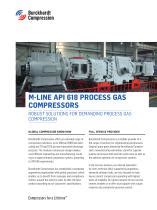 M LINE API PROCESS GAS COMPRESSORS Burckhardt Compression AG PDF Catalogs Technical