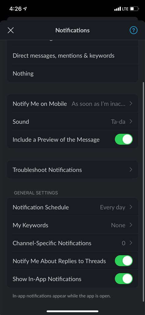 how to control iphone message notifications in whatsapp slack and more