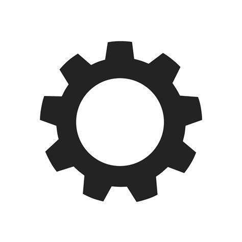 Gear Icon Gear Icon Illustration On White Background Stock Vector Illustration 20672410 Vector