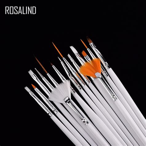 Rosalind 15 шт кисти для маникюра для салонов новая Гелевая Кисть