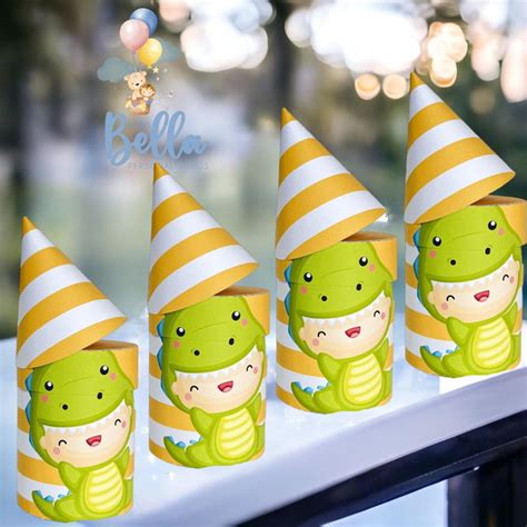 Caixa Chapéu Personalizada Dinossauro Elo7 Produtos Especiais