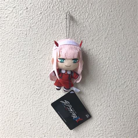 Darling In The Franxx Anime Zero Two Plush Strap Rare 1929973544