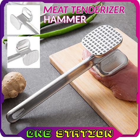 Meat Tenderizer Hammer Steak Tenderizer Hammer Mallet Pounder Double