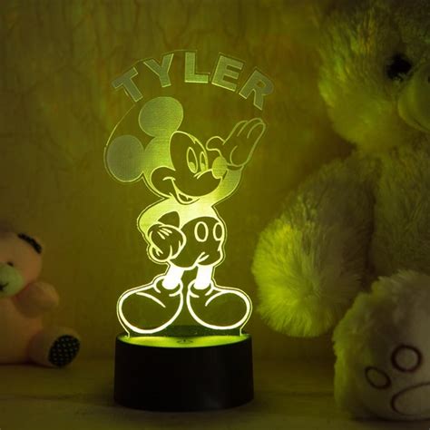 Mickey Mouse Led Light Etsy