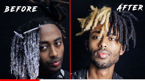 🔴 How To Dye Dreadlocks Like Xxxtentacion Rip 🥀 Youtube