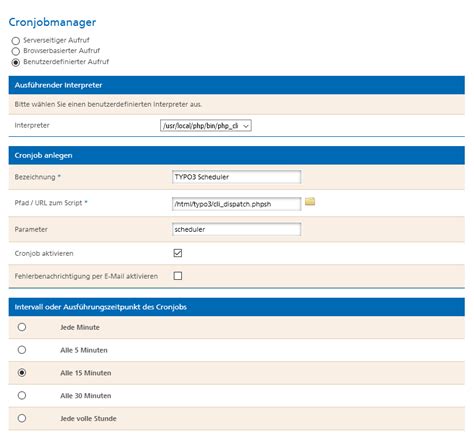 TYPO3 Scheduler Cronjobs Auf Hosted Space Blog FelixNagel