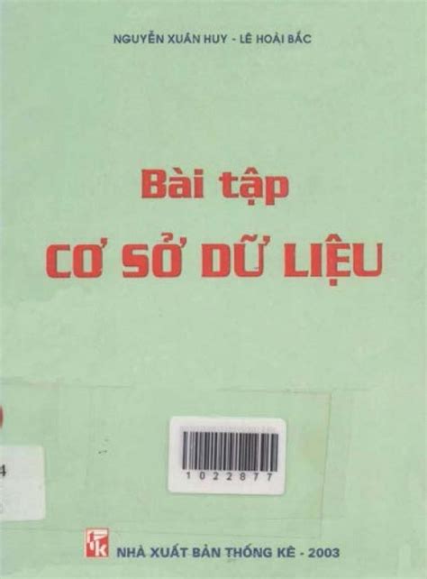Học Liệu Số Bài Tập Cơ Sở Dữ Liệu