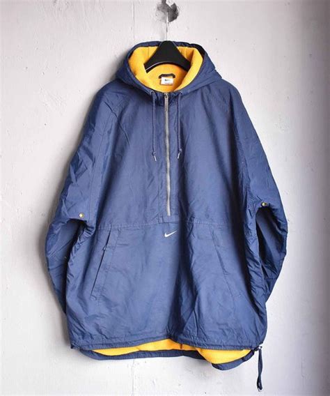 Nike（ナイキ）の「【ヴィンテージ古着】90s Nikeナイキ 中綿入り ハーフジップ ナイロンパーカー（ナイロンジャケット）」 Wear