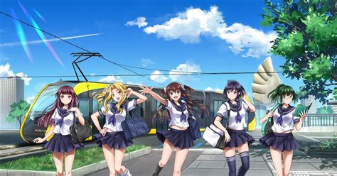 High School Girl Sailor Uniform Summer Clothes 蒼空はるか＠とちてれアニメフェスタ