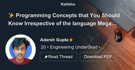 Programming Concepts That You Should Know Irrespective Of The Language