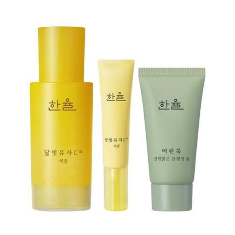 한율 한율 달빛유자c세럼 기획 본품30ml 세럼8ml 클렌징폼32g 증정 위시버킷