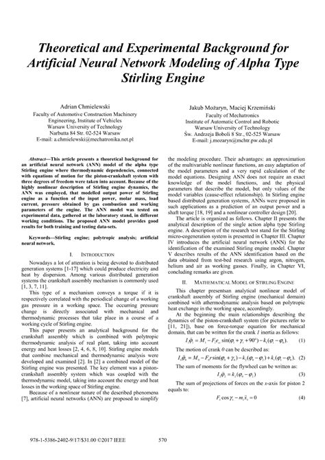 Pdf Theoretical And Experimental Background For Artificial Neural