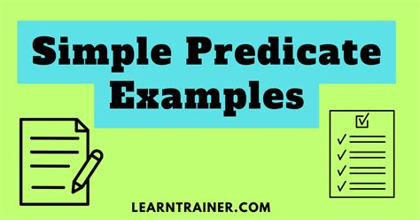 Simple Predicate Examples