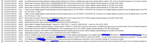 sql server availability group database stays in reverting for too