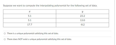 solved suppose we want to compute the interpolating
