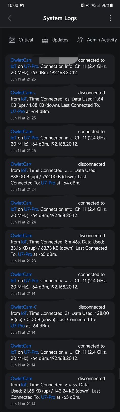 What Would Cause These Constant Disconnects Rubiquiti
