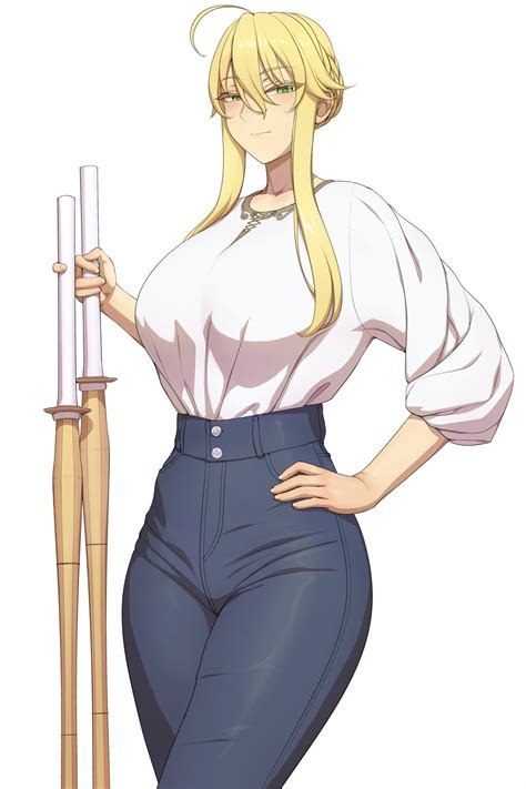 Artoria Pendragon And Artoria Pendragon Fate And 1 More Drawn By Lvl
