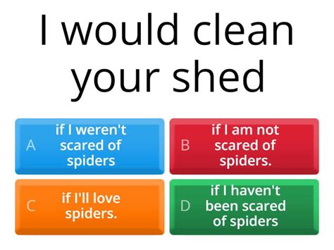 First And Second Conditional Matching Quiz