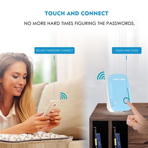 WAVLINK WN576K1 AC1200 Household WiFi Router Network Extender Dual Band Wireless Repeater US