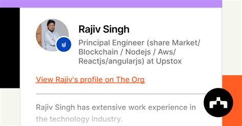 Rajiv Singh Principal Engineer Share Market Blockchain Nodejs