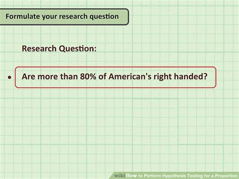 How To Perform Hypothesis Testing For A Proportion 8 Steps