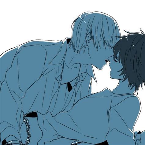 Death Note Light And L Kiss