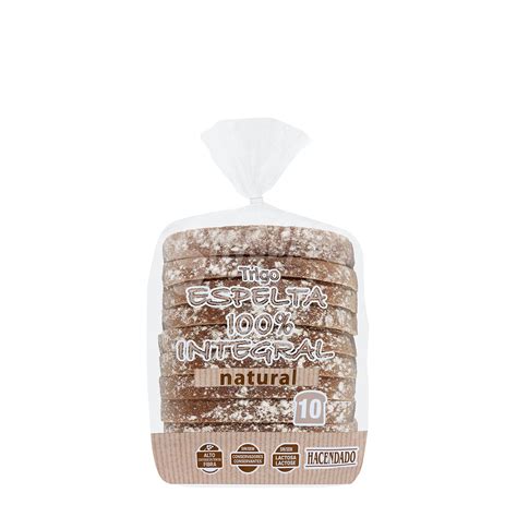 Hacendado Pan Molde Espelta Integral 100 400 G