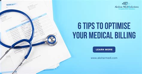 6 Tips To Optimise Your Medical Billing Akshar Medisolutions