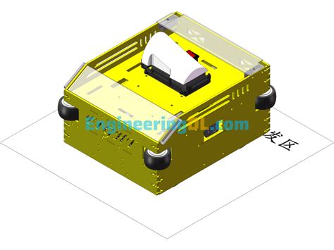 automatic laser positioning robot solidworks autocad 3d exported