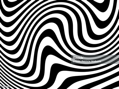 벡터 흑백 줄무늬 소용돌이 3d 파문 효과 추상적 기하학적 배경 디자인 아트 환각 모양 나선형 디자인 줄무늬에 대한 스톡 벡터