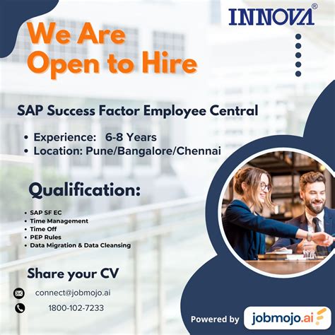 Innova Esi On Linkedin Jobopening Hiringnow Sapsuccessfactors