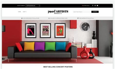 Smart Artists Memorabilia Website Design Analysis Designrush
