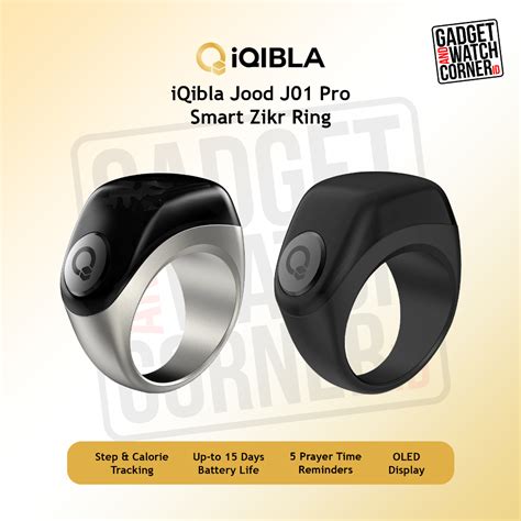 Jual Iqibla Zikr Smart Ring Jood Pro Cincin Tasbih Zikir Muslim Digital