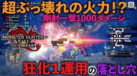 【mhrisesb】噂の超ぶっ壊れ火力 狂化1運用の弓 実際本当に強い？運用時の注意点や落とし穴【モンスターハンターサンブレイク