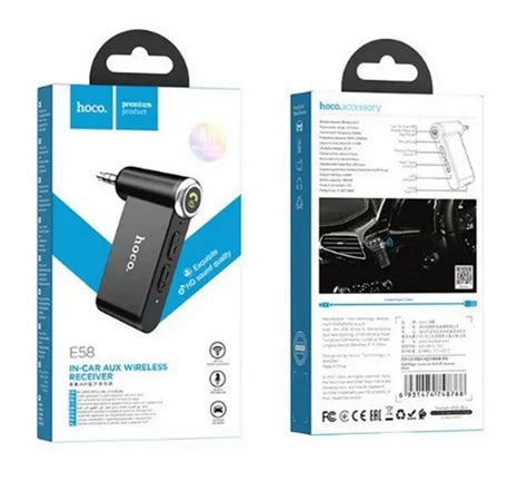 Купить Aux Адаптер Hoco E58 авто адаптер Bluetooth блютуз ресивер
