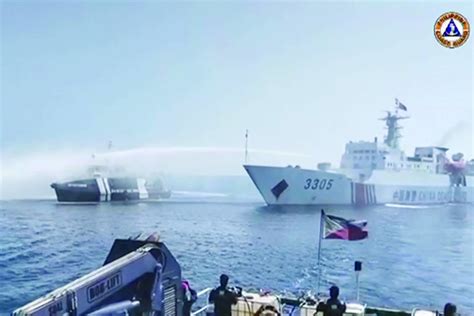 Philippines China Trade Accusations Over South China Sea Collision