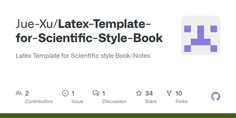Github Jue Xu Latex Template For Scientific Style Book Latex