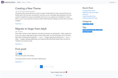 github xzya hugo bootstrap this is a simple hugo theme using