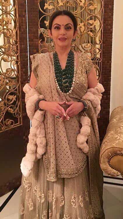 Most Expensive Sarees Of Nita Ambani Desi Wedding Dresses Nita