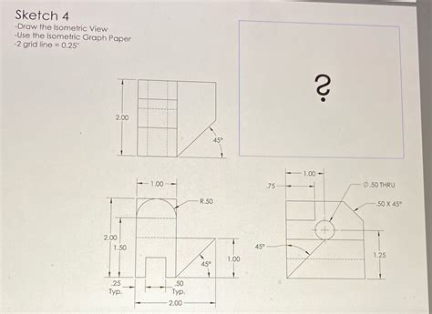 [solved] need to draw an isometric view of this part only sketch 4