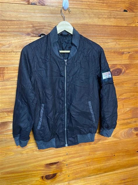 Harris Tweed Bomber Jacket Mens Fashion Coats Jackets And Outerwear