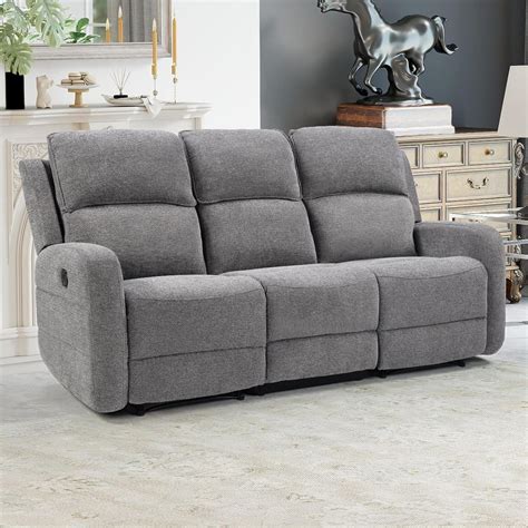 Ebello Manual Living Room Furniture Reclining Couch Set