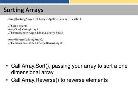 Ppt Introduction To C Properties Arrays Loops Lists Powerpoint