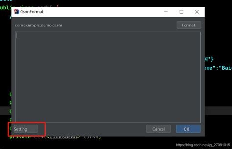 Json转化实体类 （idea2020）idea2020 Json生成实体类 Csdn博客
