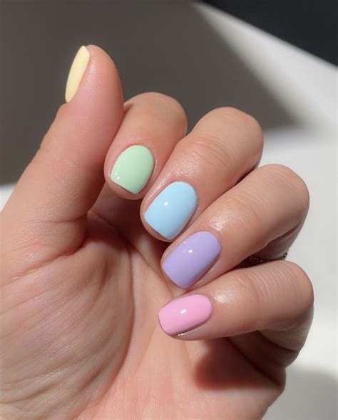 Pin By Jillian Mundy On Nails Pastel Nails Designs Rainbow Nails