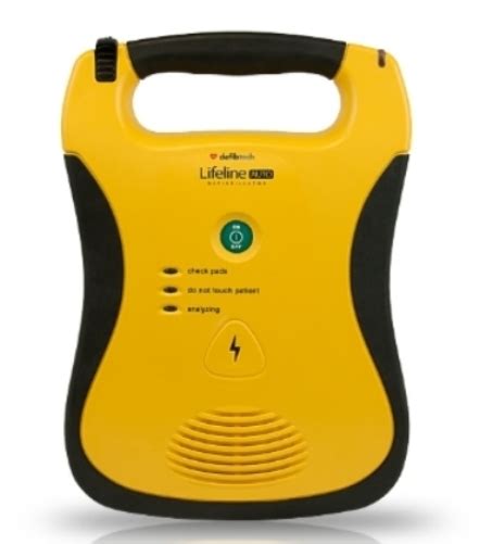 Defibtech Lifeline Aed Defibrillator Fully Automatic 7yr Battery First Aid Plus