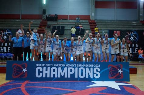 Argentina se consagró campeón en el Sudamericano femenino de básquet U15