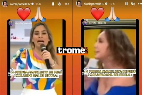 Nicola Porcella Por Qué Arremetió Contra Ethel Pozo Y Janet Barboza Y