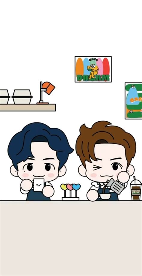 Jeno Jaemin Barista Nct Chibi Snoopy