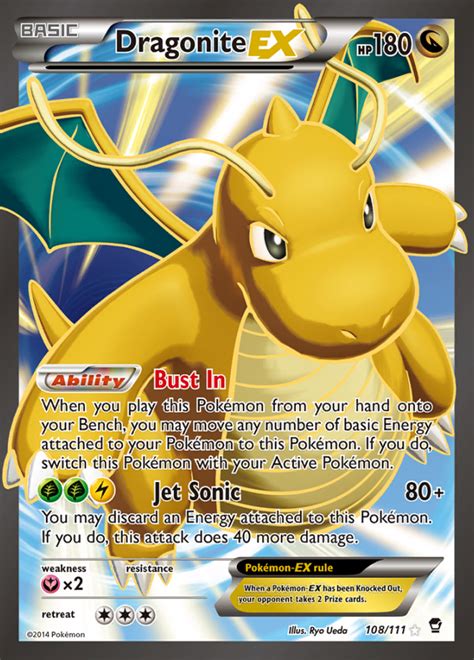 Dragonite EX Furious Fists Ultra Rare Pokemon TCG DigitalTQ